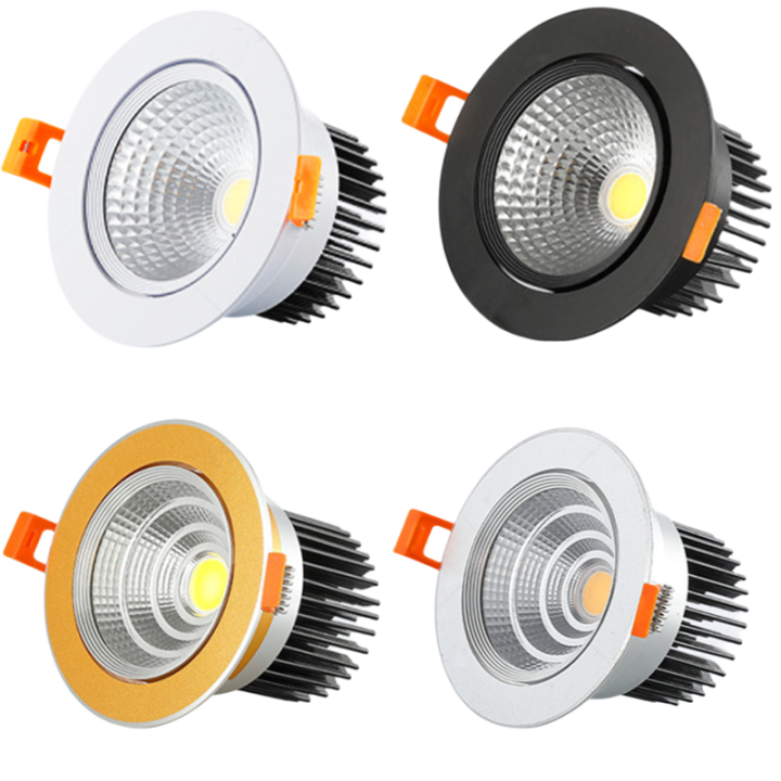 New LED Downlights Angle Adjustable COB Ceiling Lamp Spot Lights 5W 7w ...