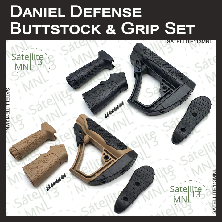 Daniel Defense Set (Buttstock + Grip AEG + Vertical Grip) For Toys Only ...