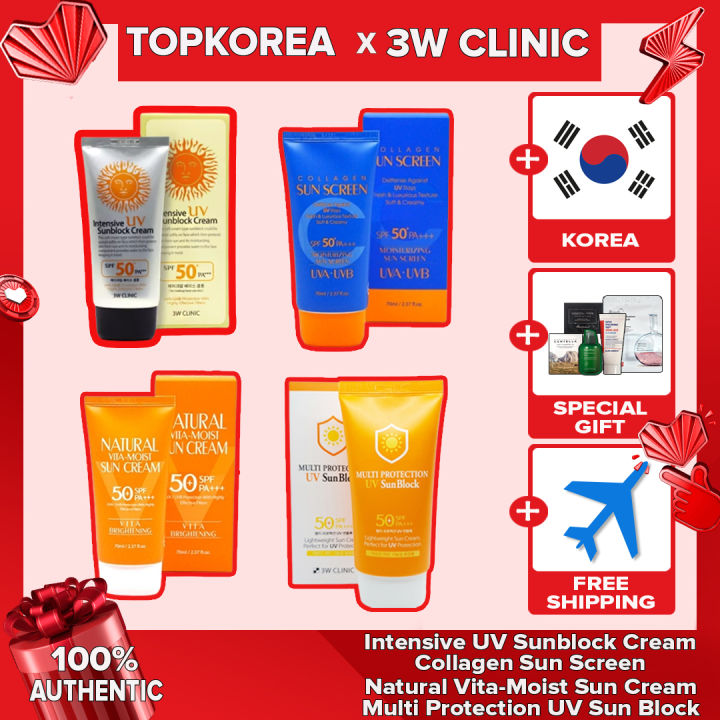 ★3W CLINIC★ Multi Protection UV Sun Block,,, Intensive UV Sunblock ...