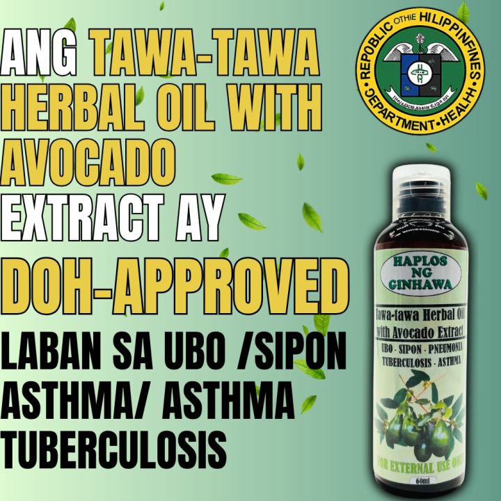 Haplos Ng Ginawa TAWA-TAWA HERBAL OIL with Avocado Extract - Tulong Sa ...