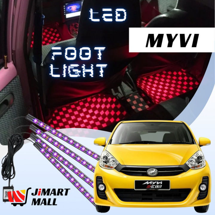 MYVI ICON LAGI BEST LED AMBIENT LIGHT Foot Floor Light Lampu Kaki ...