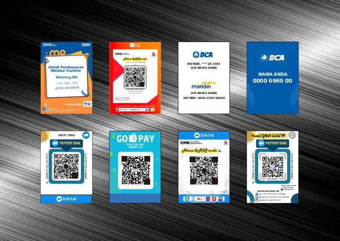 Cetak Stiker QRIS / Print QR / Pembayaran Online | Lazada Indonesia