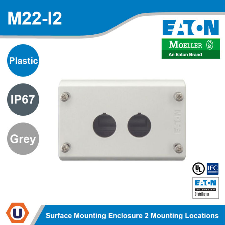 Eaton Moeller series M22 Accessory Surface mounting enclosure M22-I2 ...