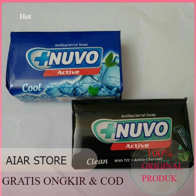 Nuvo Active Clean & Cool 110gr Sabun Mandi Batang | Lazada Indonesia