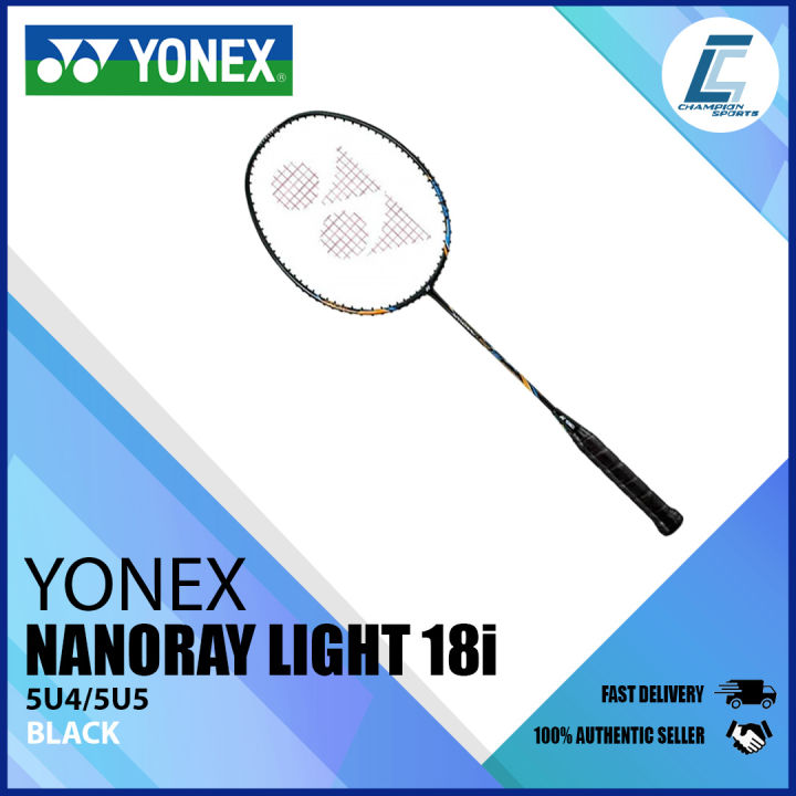 Yonex Nanoray Light 18i Badminton Racket (5U4/5U5) (NRLT18IGE) (QQ2/RO ...