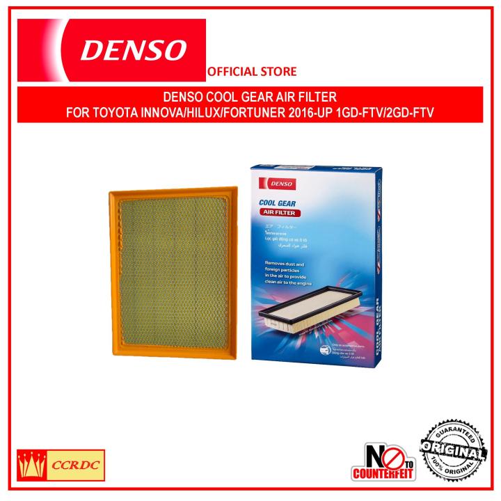 DENSO Cool Gear Air Filter 0960 for Toyota Fortuner/Hilux/Innova 2015 ...