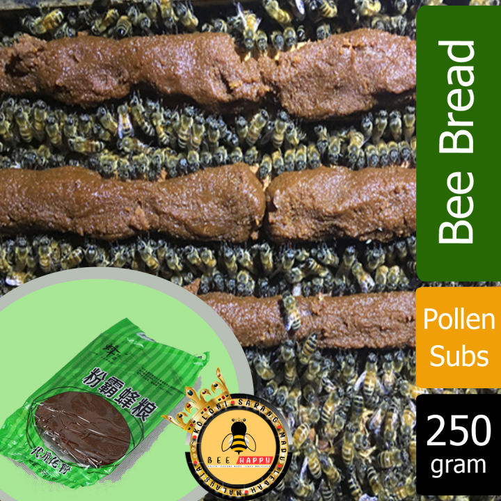 Bee Bread Bee Food Bee Feed Pollen Patty Substitute (250g) / Makanan ...