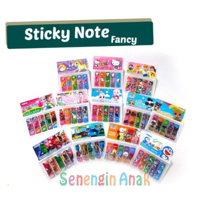 Sticky Note || Bookmark || Pembatas Buku - Eselon SenenginAnak | Lazada ...