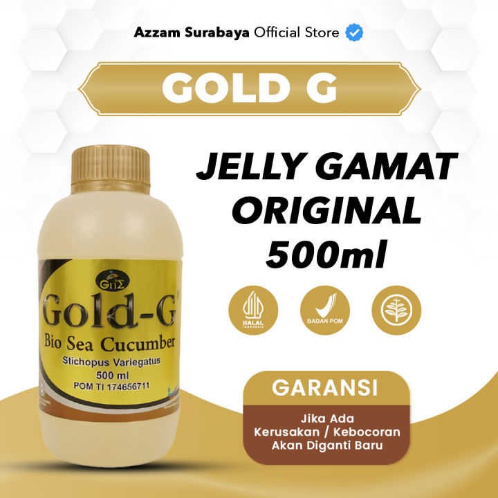 Jelly Gamat Gold G Original 100ml-320ml-500ml - 100ml | Lazada Indonesia