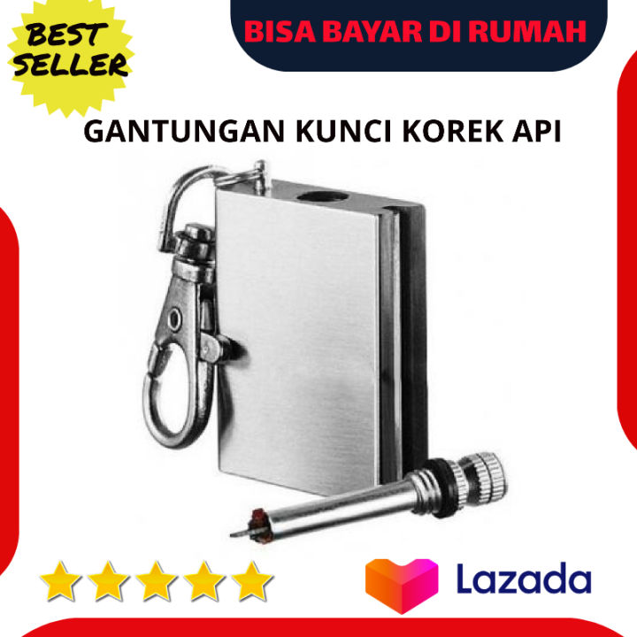 Firetric Gantungan Kunci Pemantik Api Waterproof/ Gantungan kunci korek ...