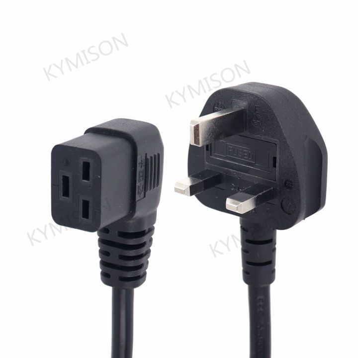 Right Angle C19 to UK Singapore plug Power Cable for Server/PDU ...