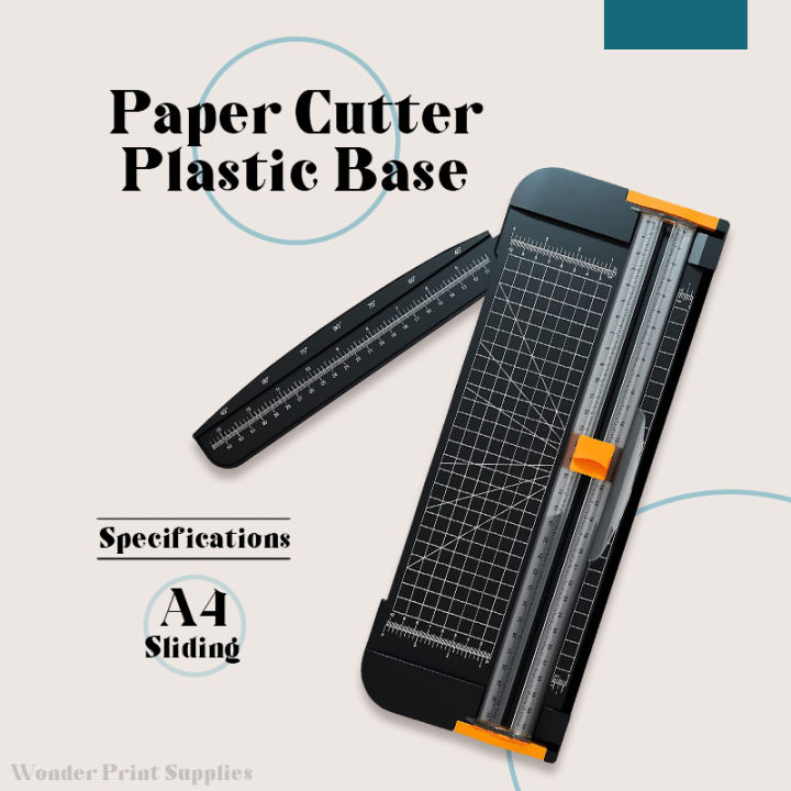 WPS - QUAFF Paper Cutter Plastic Based||Paper Trimmer A4 Size | Lazada PH