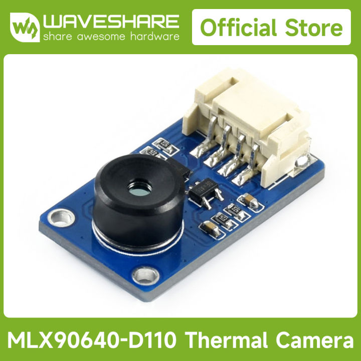 Waveshare 110 Degree Field of View, I2C Interface,MLX90640 IR Array Thermal Imaging Camera,32×24 ...