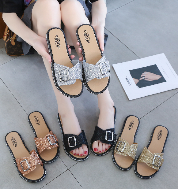 New Summer Slipper With Glitters design Beach slippers inddor and ...