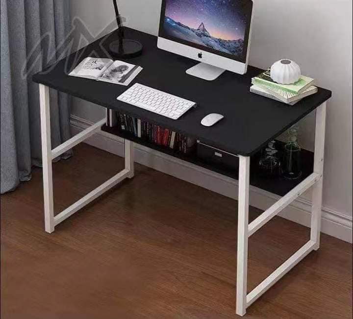 Home Office Desk Modern Study, Computer PC, Writing Workstation Laptop ...