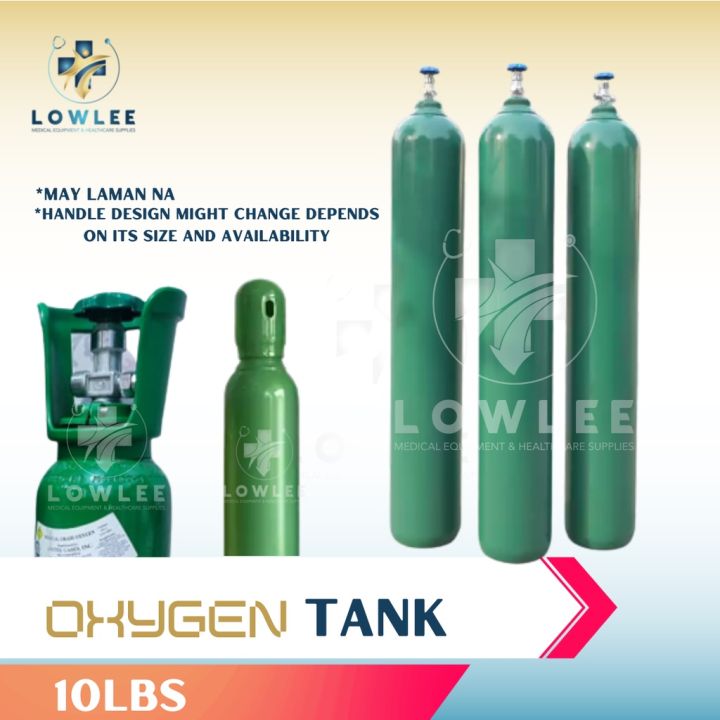 Oxygen Tank 10lbs w/ Content (Please read the description box below ...