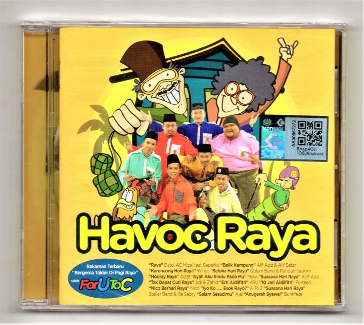 HARI RAYA Havoc Raya ( CD ) [ Aliff Aziz Alif Satar Wings KRU Fourteen ...