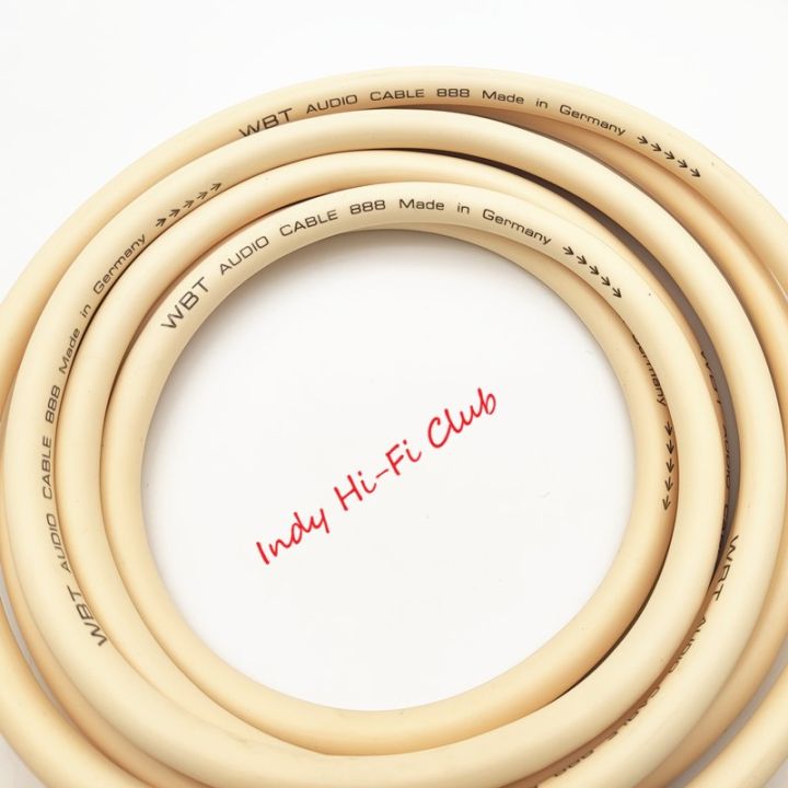 สายสัญญาณ RCA WBT Audio Cable สายเปล่าแบบแบ่งตัด ราคาต่อ 1 เส้น ให้ ...