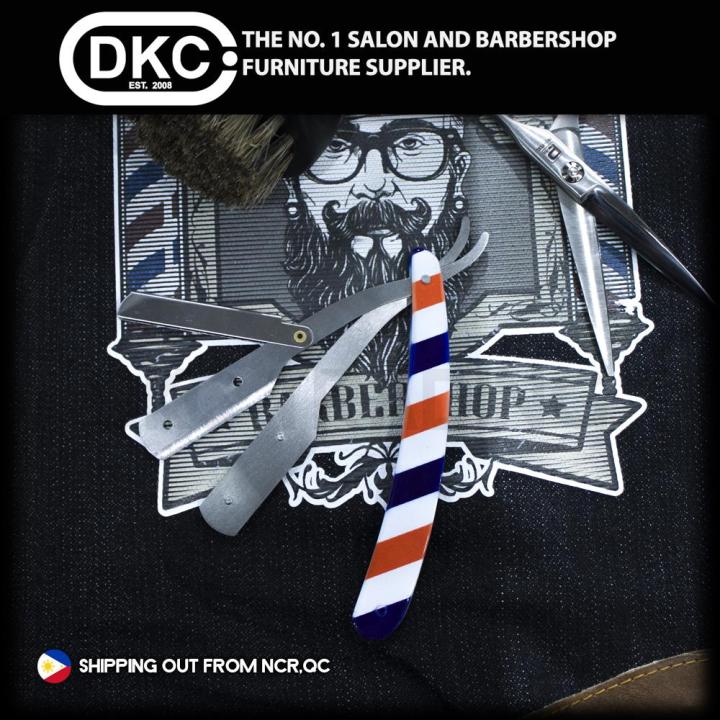 DKC Professional Replaceable Blade Razor / Labaha (Blue and Red ...