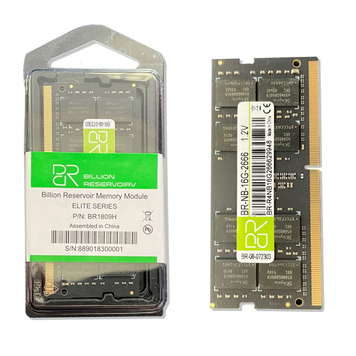 16GB BILLION RESERVOIR SODIMM DDR4 MEMORY MODULE ELITE SERIES (2666MHZ) | Lazada PH