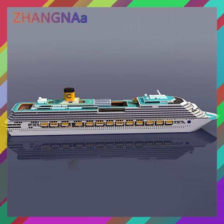 ZHANGNAa Cruise Ship Paper Model Cruise Ship 3D Paper Model DIY Puzzle ...