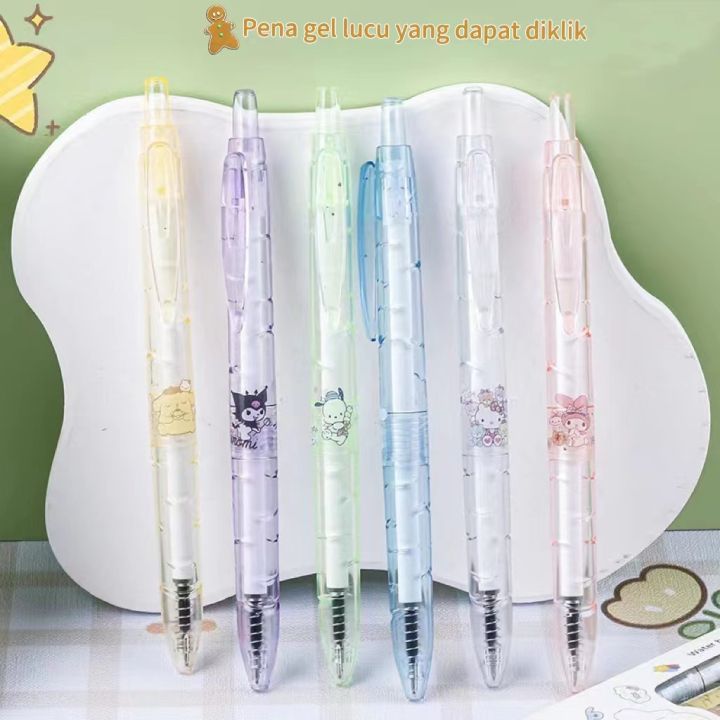 Penal Gel Mekanik 6Pcs Pena Gel ST 0.5mm /Pena Neutral Mekanik 0.5 ...