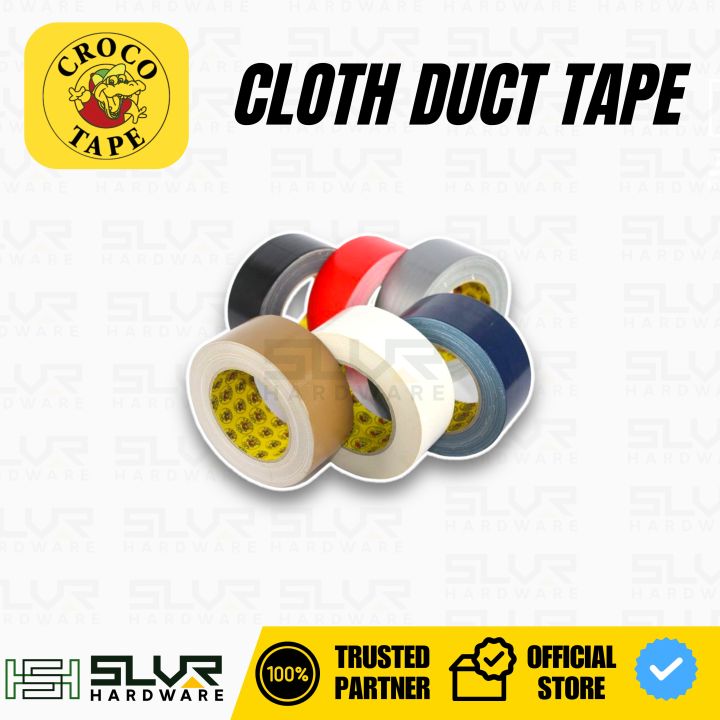 Original Cloth Duct Tape 2" Croco Assorted Color Super Glued Adhesive ...