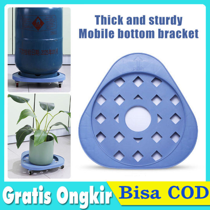 Tatakan Roda Serbaguna PIK (Tabung Gas, Galon, Pot, Tempat Sampah) Tray ...