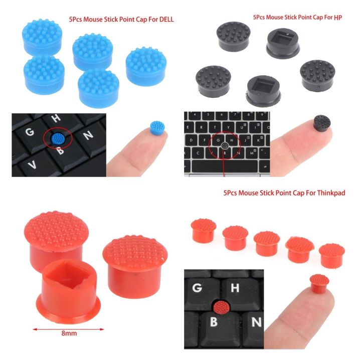 5pcs Laptop Keyboard Trackpoint Pointer Mouse Stick Point Button Cap ... 5pcs Laptop Keyboard Trackpoint Pointer Mouse Stick Point Button Cap ...
