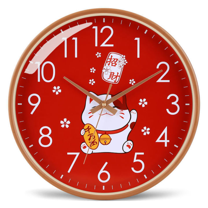 Nordic creative clock wall clock living room home decoration silent ...