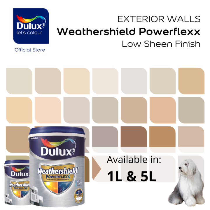Dulux Weathershield Powerflexx | Exterior Walls | Low Sheen Finish ...