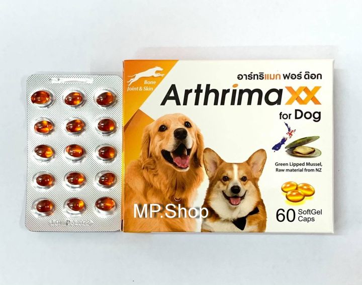 Arthrimaxx for dog อาร์ทริแม๊กซ์ สารสกัดหอยแมลงภู่นิวซีแลนด์ 80 mg/เม็ด ...