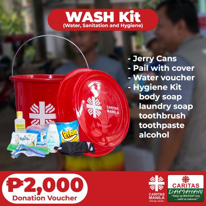 Caritas Manila Donation Voucher - Damayan Disaster Response WASH Kit ...
