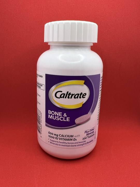 Caltrate Bone & Muscle 200 tablets - Expiry Date 30-Jun-2025 | Lazada PH