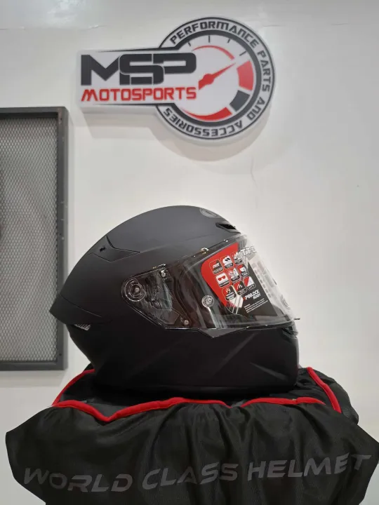 MSP MOTOSPORTS KYT TTC PLAIN MATT BLACK | Lazada PH