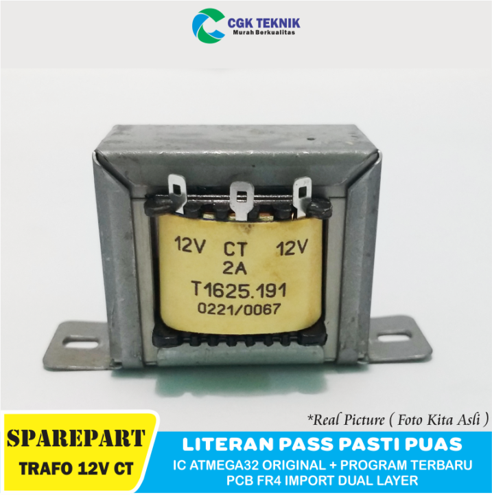 CGK TEKNIK - TRAFO CT 2A 12V TRAFO PERTAMINI POM MINI MURAH BERKUALITAS TRANSFORMATOR 12CT ...