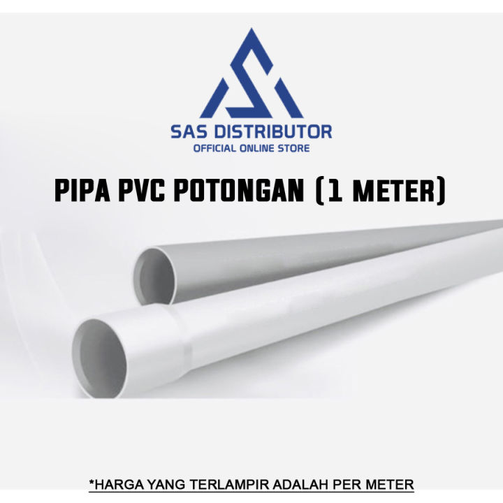 Pipa Air PVC 98 senti meter / Pipa Putih Tipe AW dan D / Pipa Potongan ...