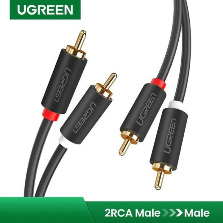 UGREEN Colokan Kabel Converter Aux RCA to RCA Cable Audio DVD TV ...