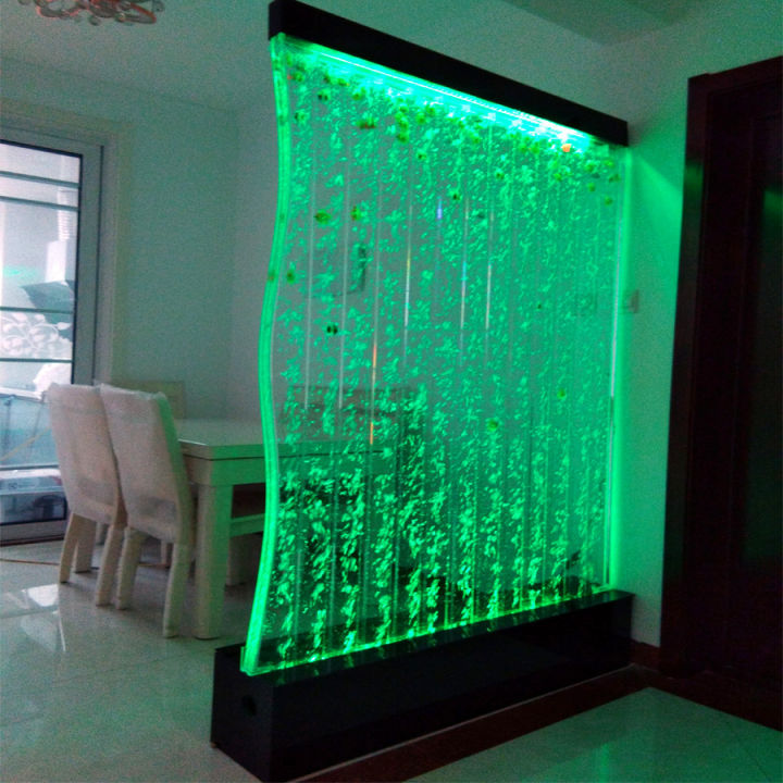 Water curtain wall water screen bubble wall acrylic water curtain ...