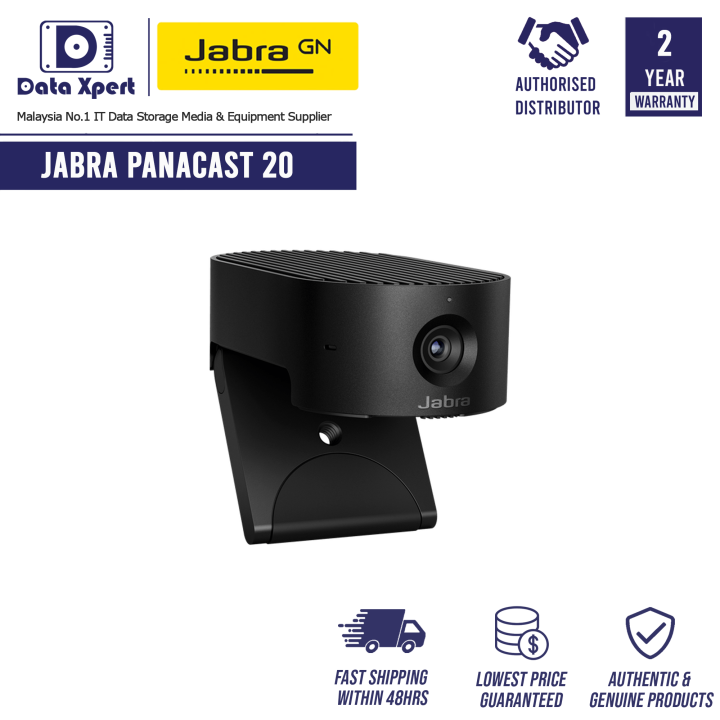 Jabra PanaCast 20 4K HD Intelligent Zoom & Lighting 13 Megapixel Video ...