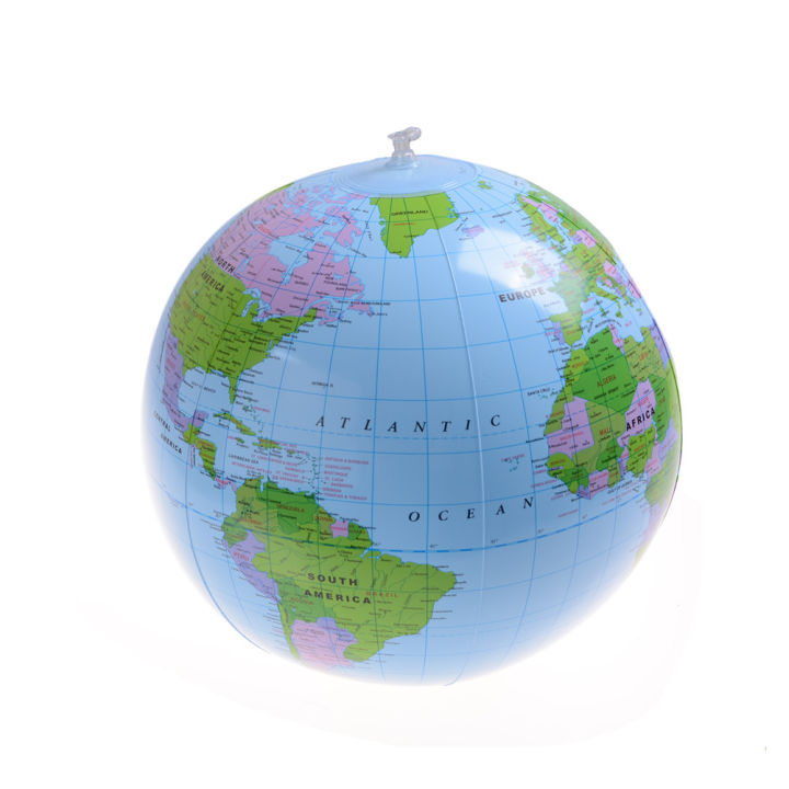 Veli Shy Inflatable Blow Up World Globe 16 Earth Atlas Ball Map ...