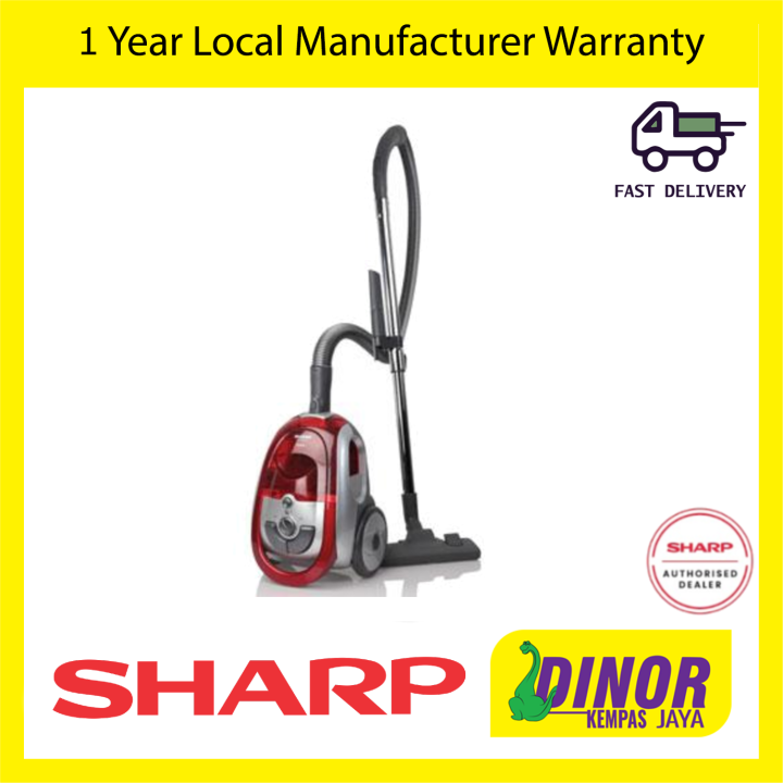 Sharp Bagless Vacuum Cleaner ECLS20R 2000W | Lazada