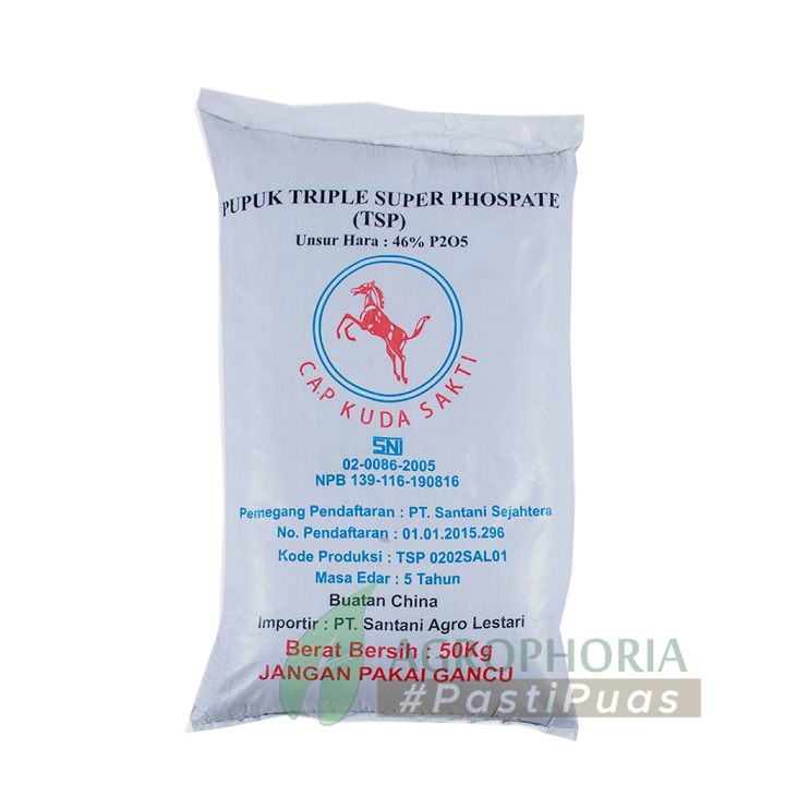 Pupuk TSP Cap Kuda Sakti 1 Kg - Santani | Lazada Indonesia