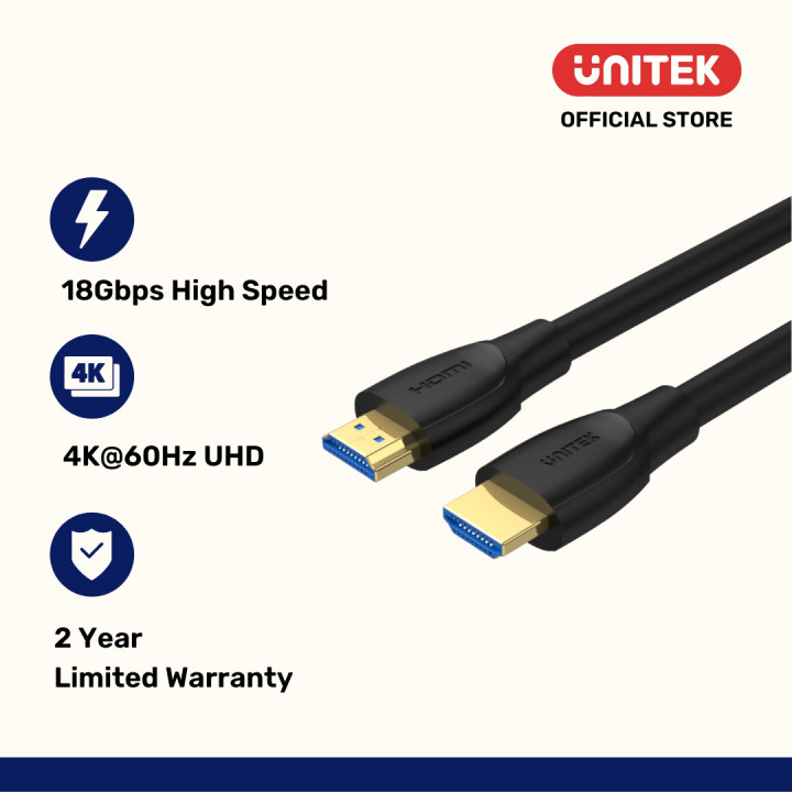4K 60Hz Extra Long HDMI Cable Unitek 5M, 10M, 15M, 20 M | Lazada Singapore