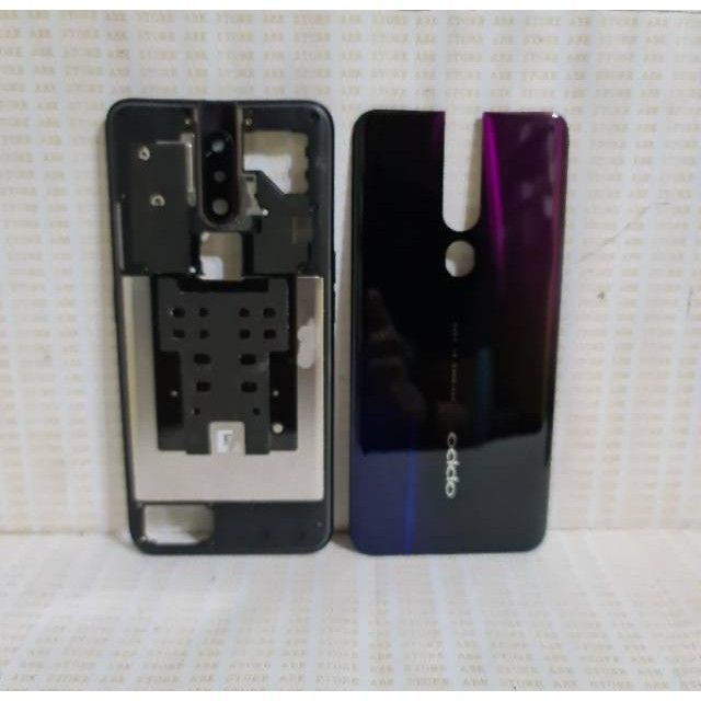 Back Casing Kesing Housing Backdoor + Tulang Bezel OPPO F11 Pro ...
