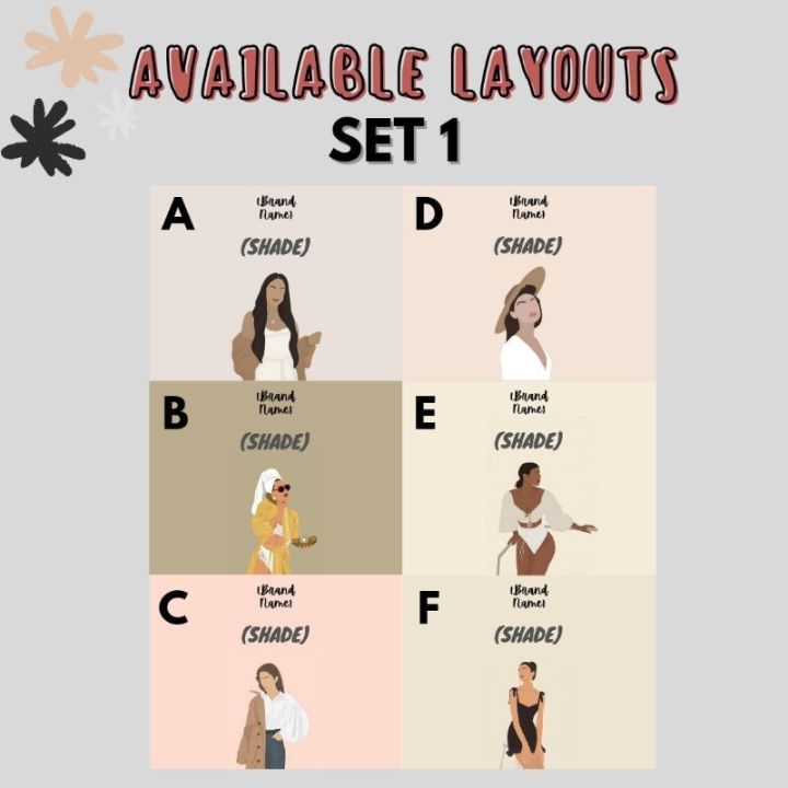 Customized Lip Tint Sticker Label Glossy/Glitter (16 PCS) | Lazada PH