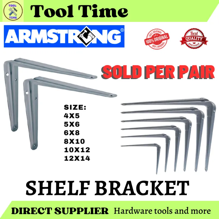 ARMSTRONG 2PC/PAIR SHELF BRACKET HEAVY DUTY | Lazada PH