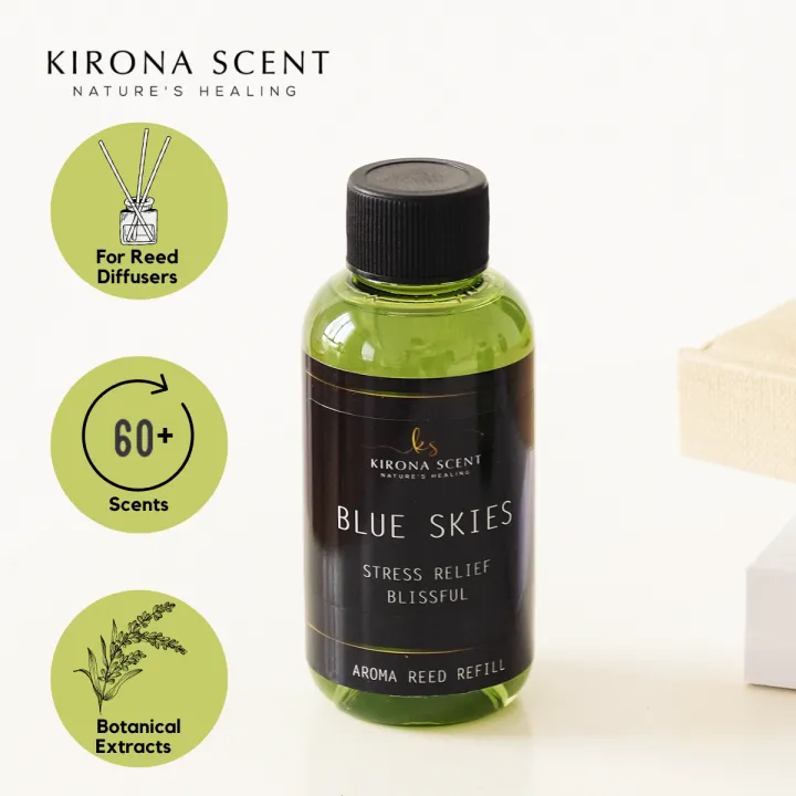 [KIRONA SCENT] 120ML Aroma Reed Refill | For Aroma Reed Diffusers, Clay ...