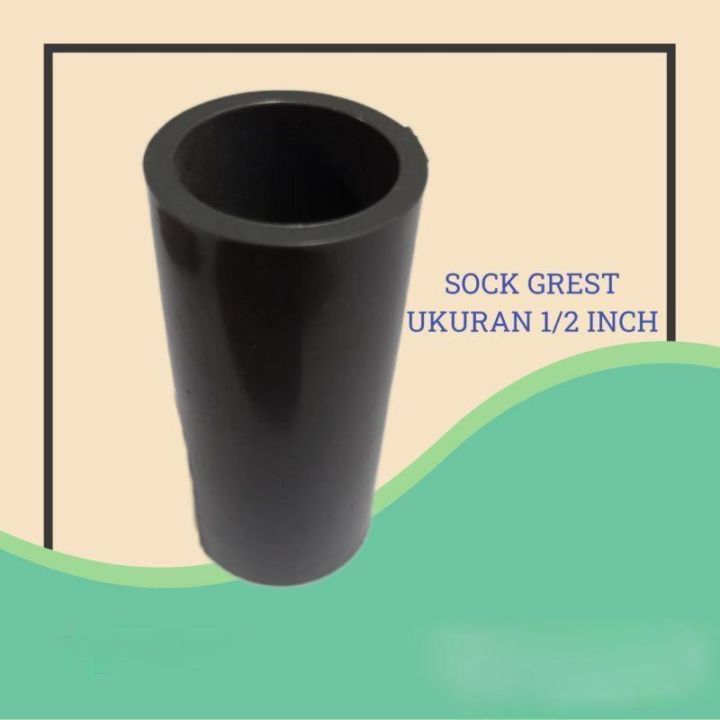 SOCK 1/2 INCH FITTING PIPA PVC - SOCKET - SOK - SOKET GREST | Lazada ...
