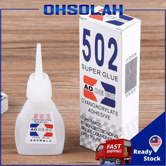 Super Glue 502 Gam Pelbagai Travel Gam Plastik Gam Gajah Super Strong ...